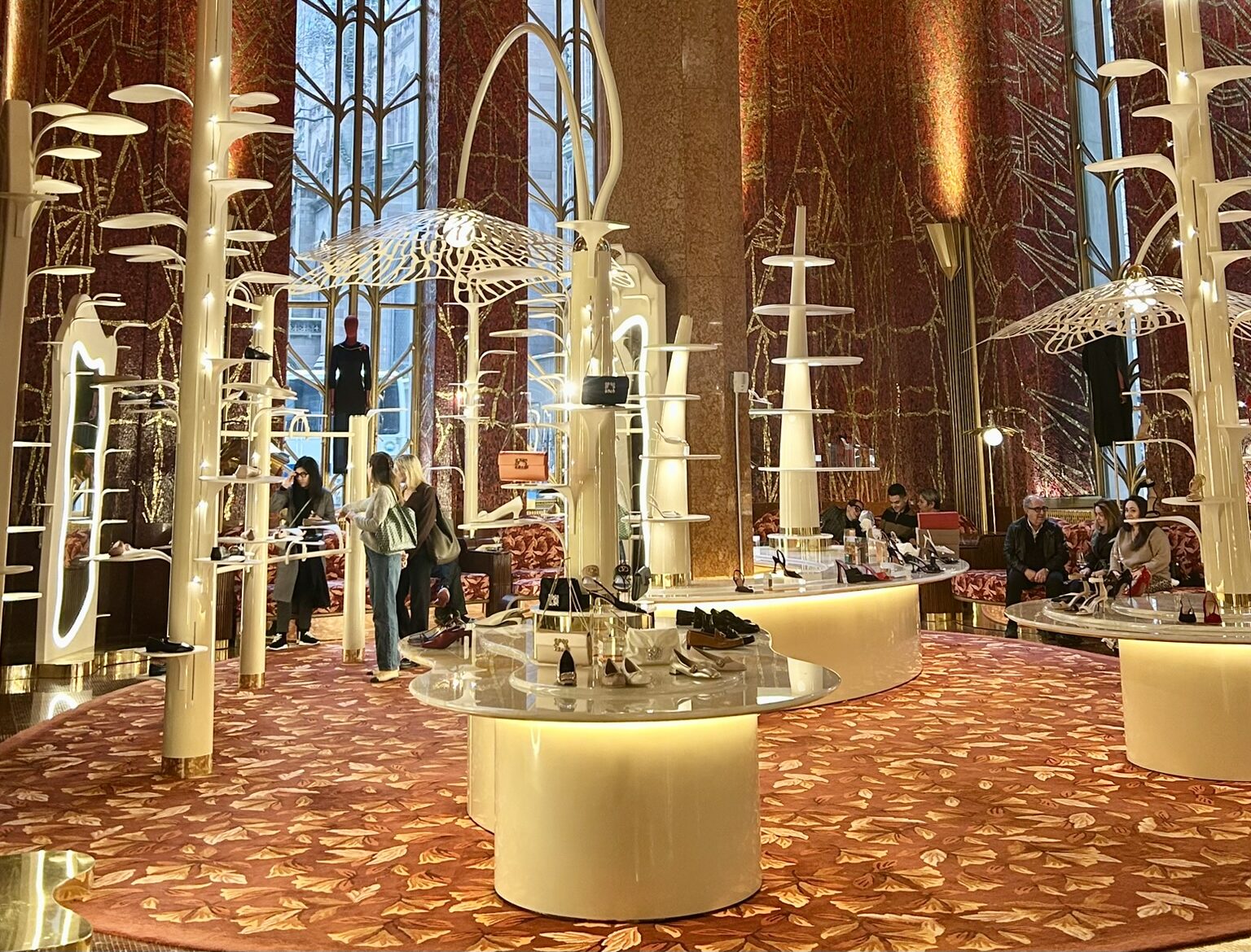 The Red Room at Printemps New York Is a True NYC Treasure - The Wall ...